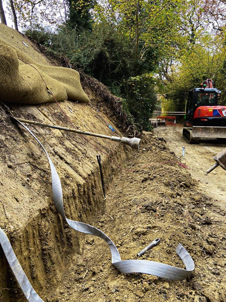 Slope Stabilisation Project - Horsham - Anchor Systems